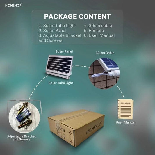 Solar Tube Lights: LED Automatic Tube Light & Solar Wall Lights – HOMEHOP®